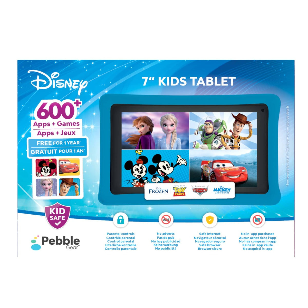 PEBBLE GEAR™ DISNEY 7인치 태블릿 (블루) – Pebble Gear Korea